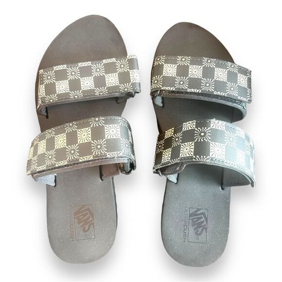 Vans | Shoes | Vans Cayucas Slide Mega Platform Slide Sandals Leather ...